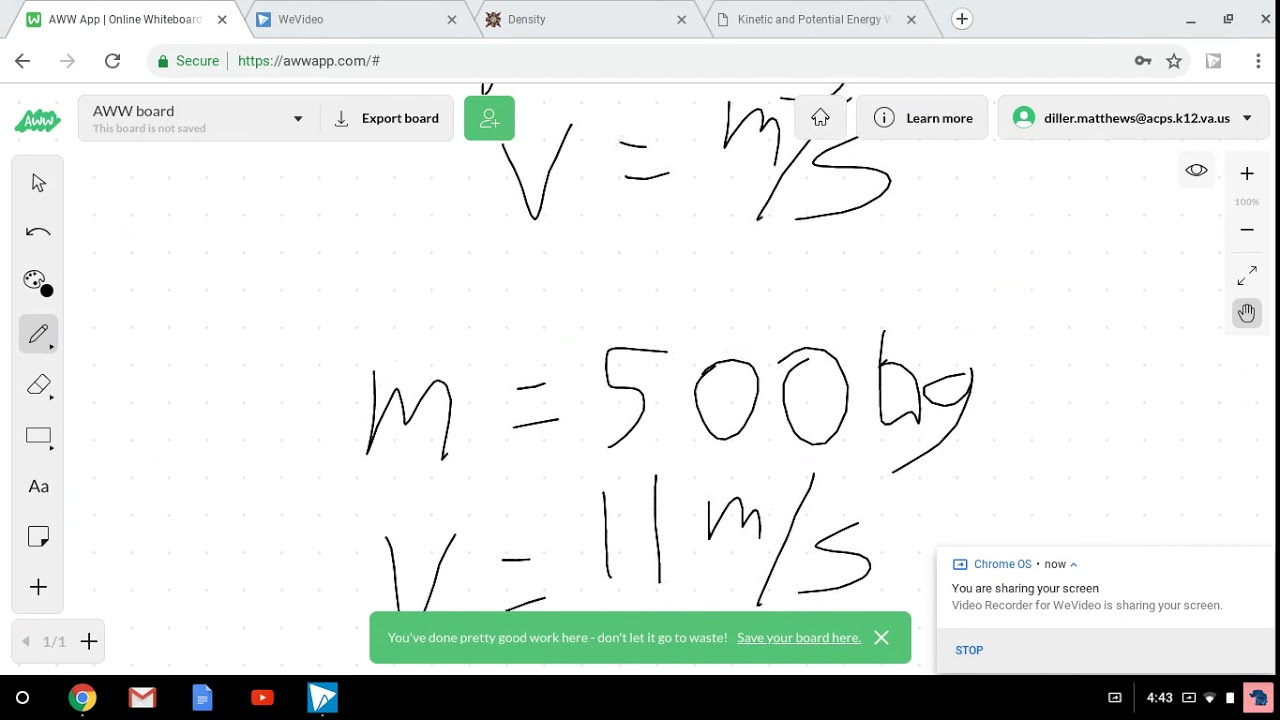 solving kinetic and potential energy word problems - YouTube