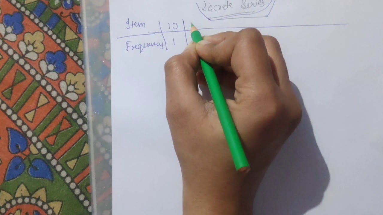 Part-1 Median (Individual Series and Discrete Series) - YouTube