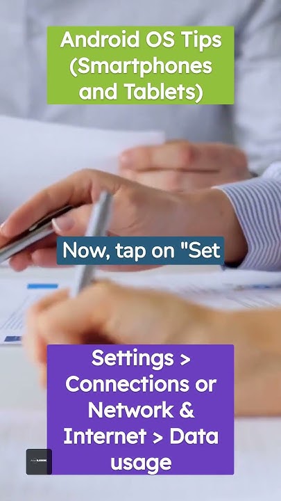 Android Quick Guide 4 - How To Set Data Usage Limits Phone and Tablet - YouTube