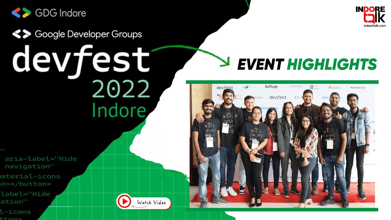 Devfest Indore 2022 | Annual Event by Google Developer Group Indore ...