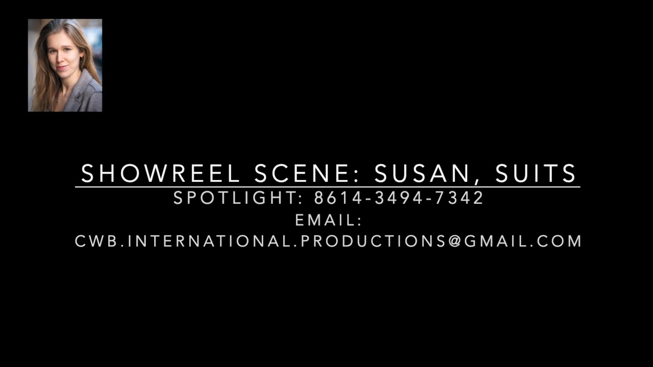 Showreel Scene: Susan, Suits | Carlijn Bekker - YouTube