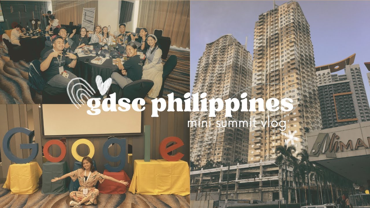 gdsc ph summit vlog 👩‍💻 - travelling alone, meeting new friends ...
