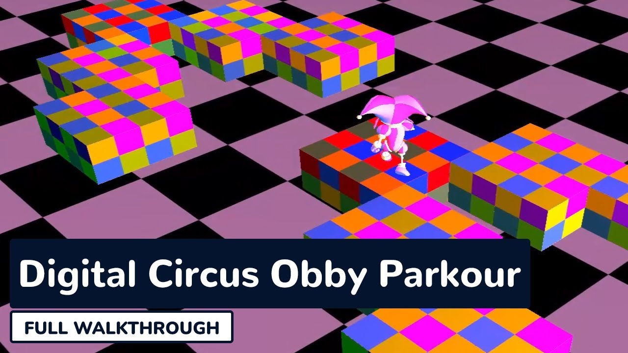 Digital Circus Obby Parkour - Full Gameplay Walkthrough - YouTube