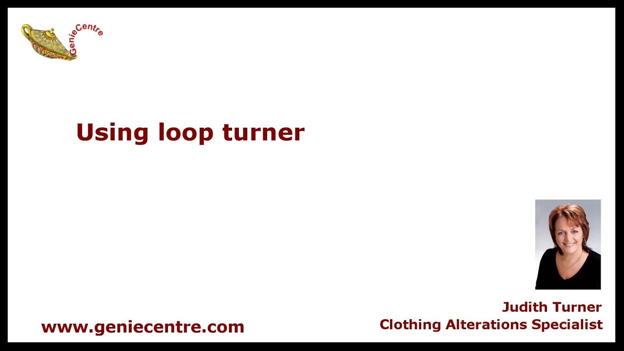 Using loop turner - YouTube