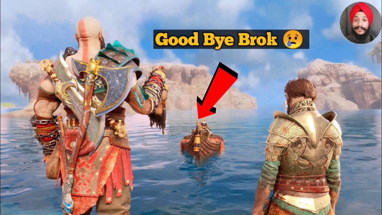 Brok's Funeral Good bye Brok God of War 5 Ragnarok 4K HDR PS5 - YouTube