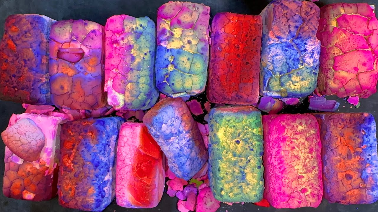 ASMR / Crunchy Colorful Pasted GC2 - YouTube