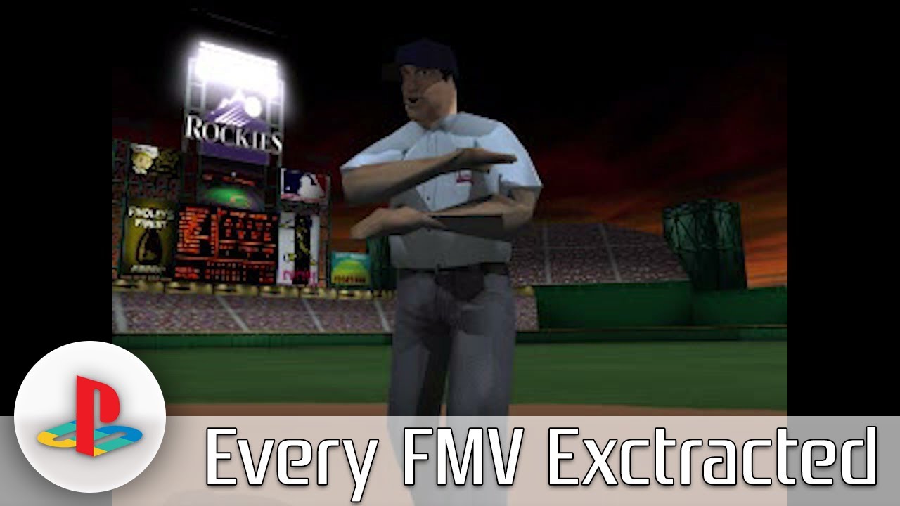 VR Baseball '99 (USA) :: All Movie Clips (PlayStation) - YouTube