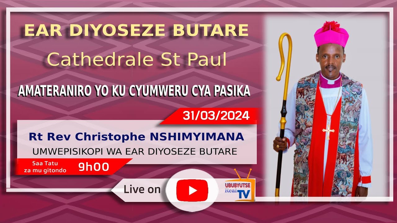 EAR D/Butare : AMATERANIRO YO KU CYUMWERU CYA PASIKA - YouTube