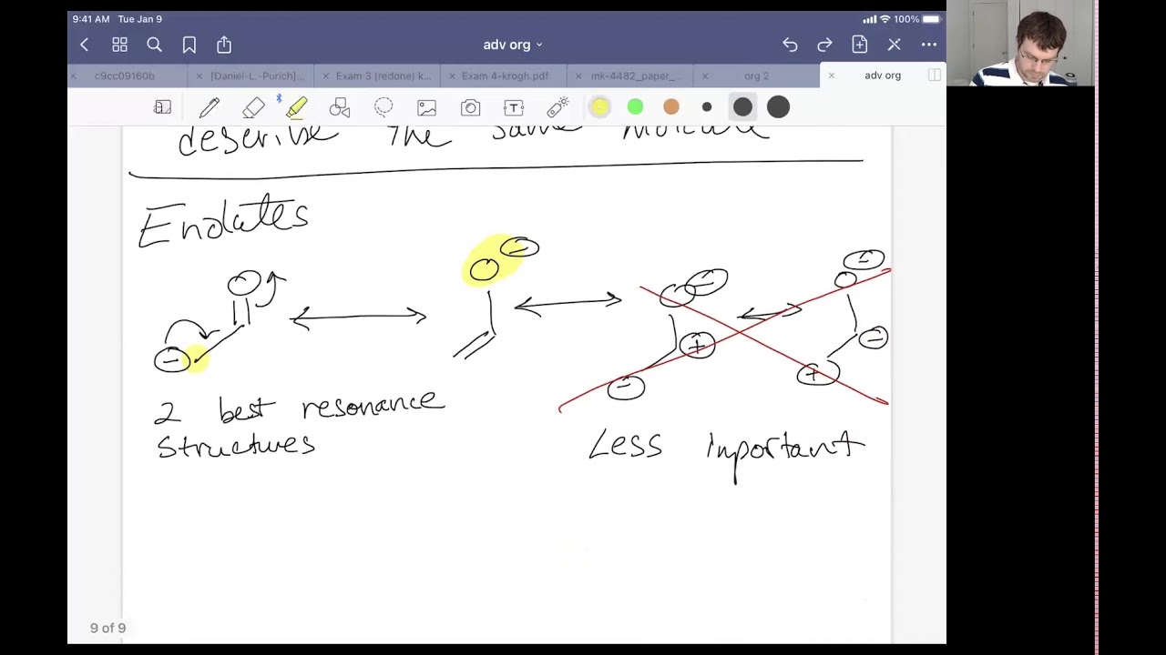 Adv Organic Lecture 3: Resonance Structures - YouTube