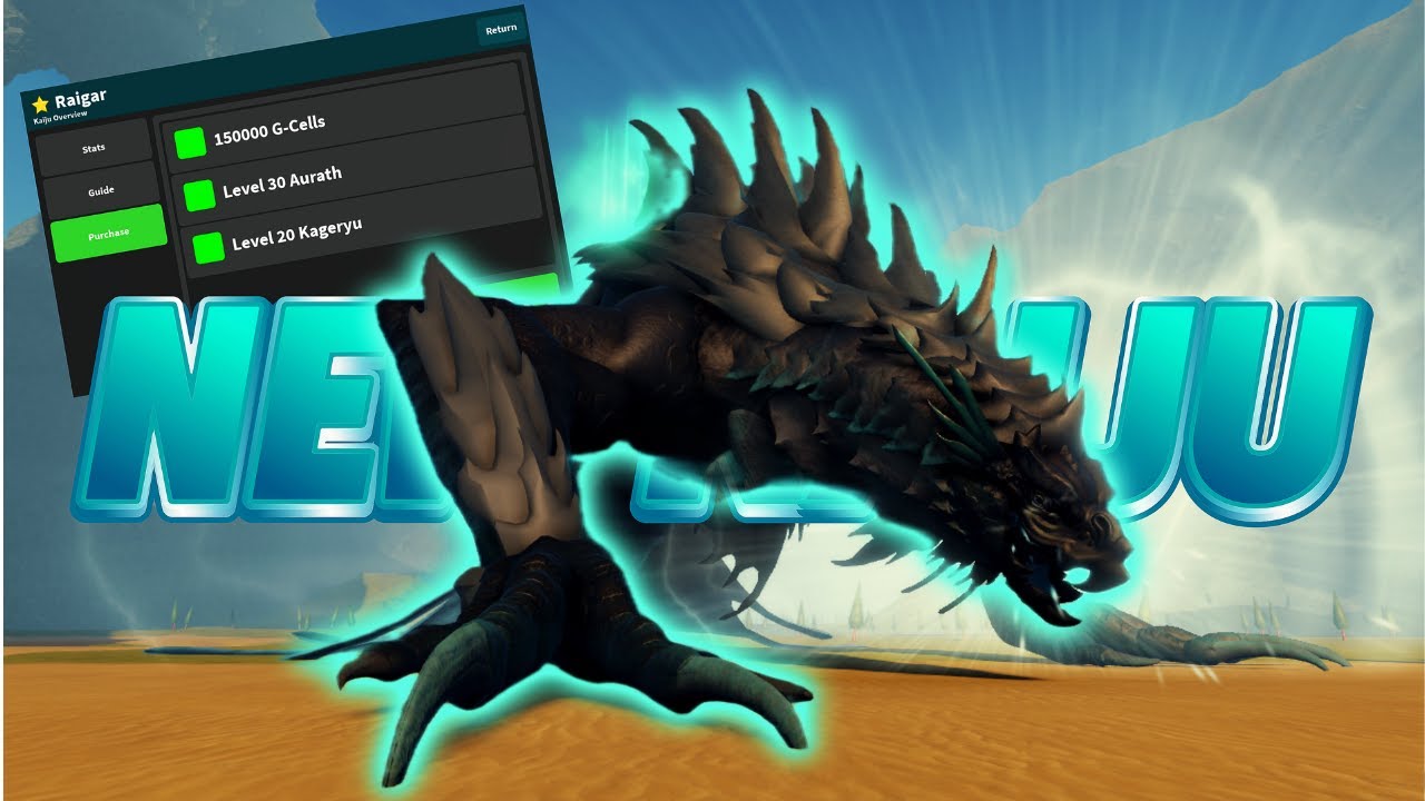 [NEW KAIJU] RAIGAR - Roblox Kaiju Universe #godzillaxkongthenewempire #showcase - YouTube