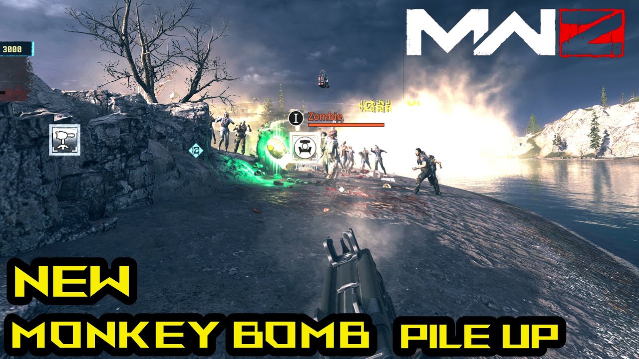 Call Of Duty Modern Warfare 3 Zombies Anywhere Monkey Bomb Pile Up ...