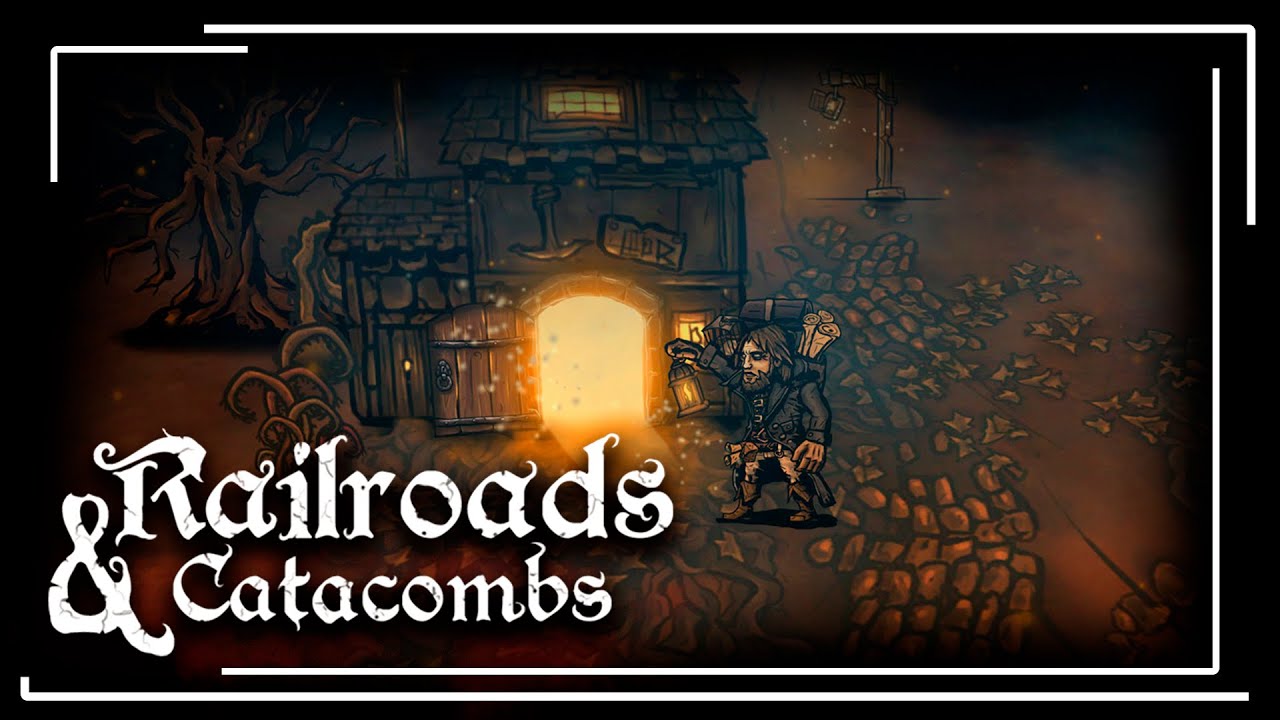 Roguelike Contructor de Mazos Estilo Darkest Dungeon ASI ES: Railroads & Catacombs gameplay ...