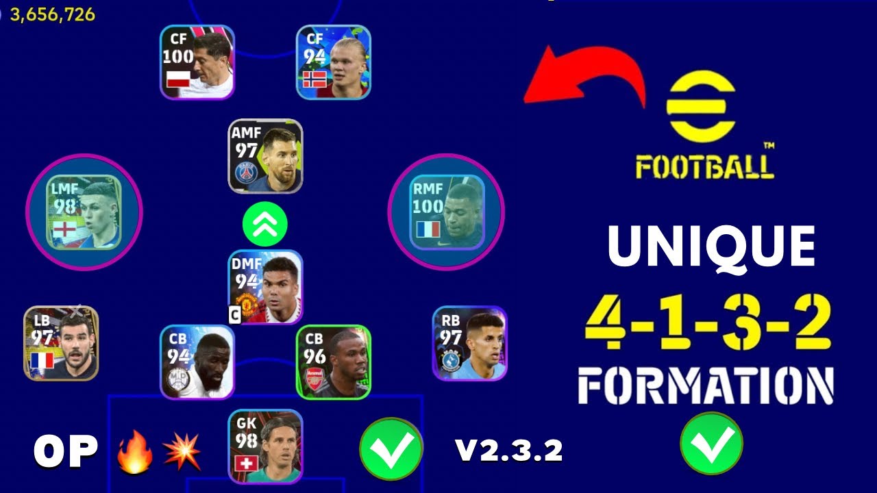 How To Get OP 4132 Quick Counter Best Formation efootball 2023 Mobile 🔥 ...