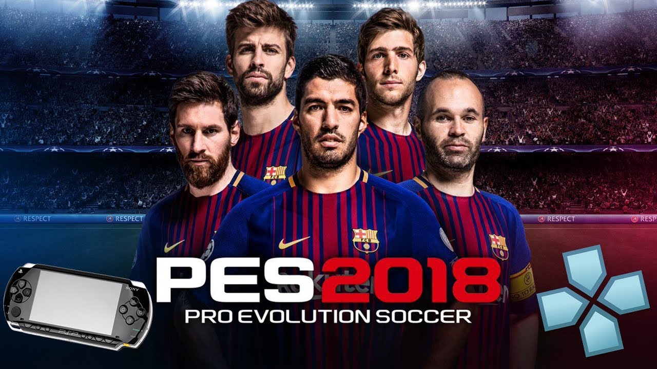 PES 2018 PSP y PPSSPP MULTILENGUAJE (TODO INTERNO) - YouTube