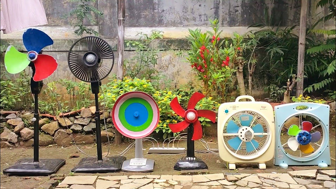 kolaborasi kipas angin 16 inci 12 inci and boxfan - YouTube