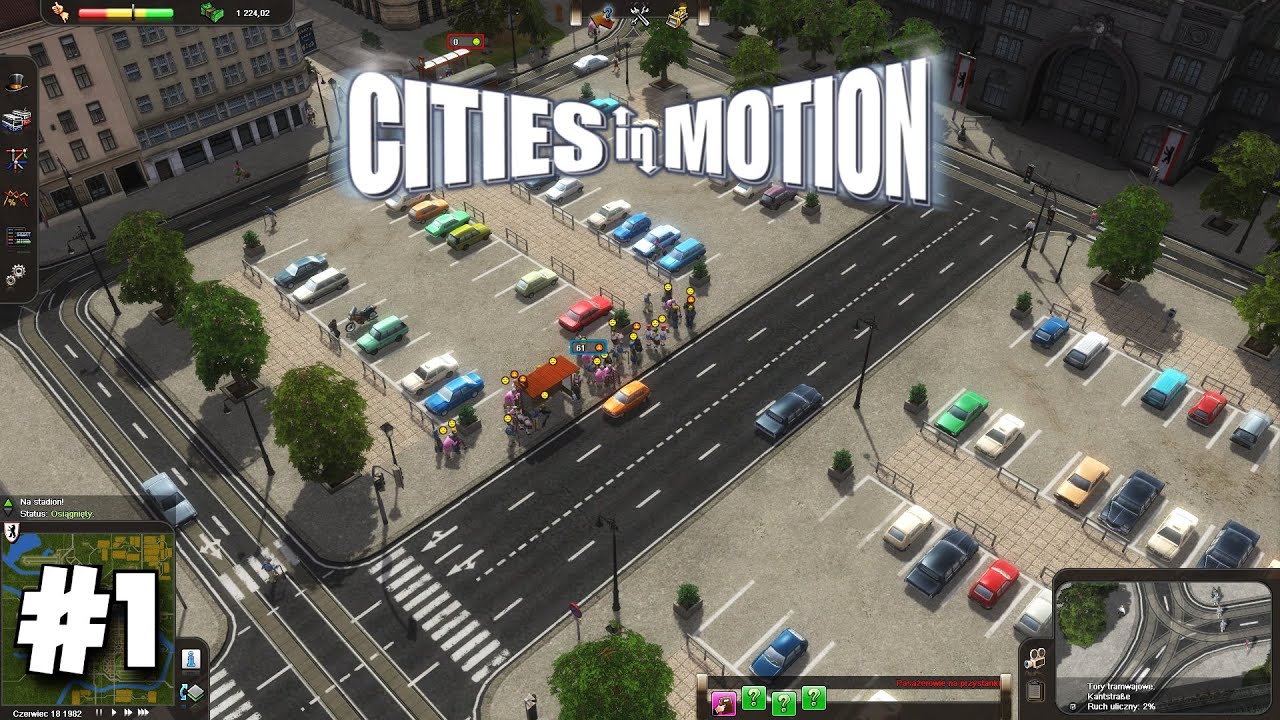 Nowa firma transportu miejskiego w Cities in Motion! #1 | Początki gry + podstawy - YouTube