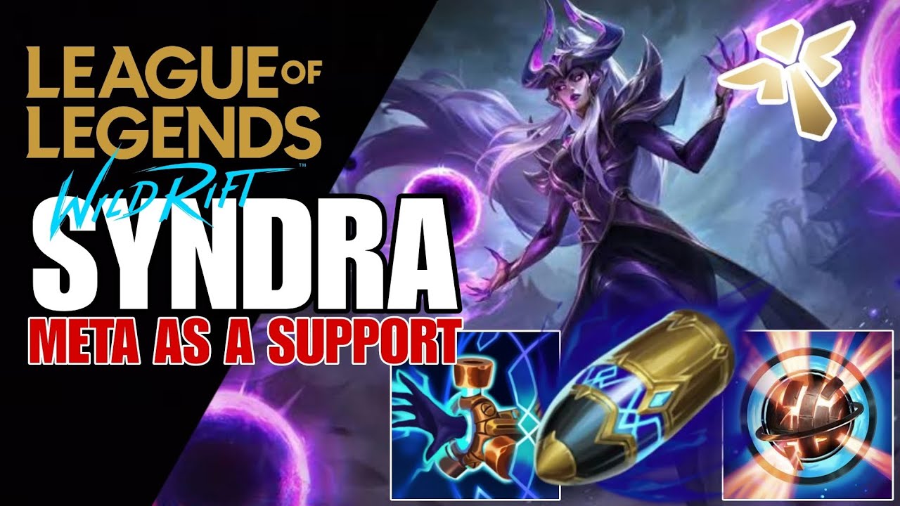 WILD RIFT: ( SEASON 12 ) SYNDRA TRY THIS NEW OFF META SUPPORT SO BROKEN ...