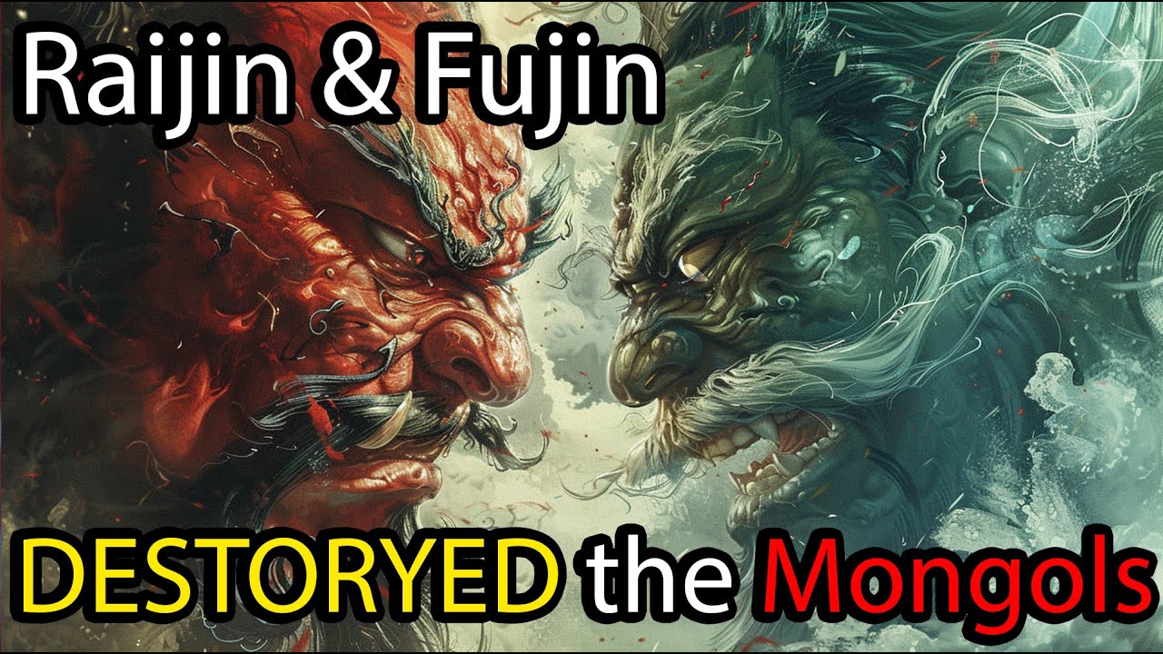 Raijin and Fujin: Gods that DESTROYED the Mongols | Japanese Mythology ...