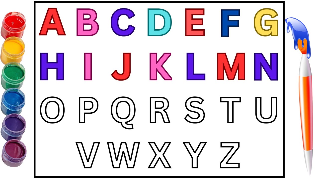 ABC Song, Alphabet A to Z | Tracing Letters and Singing Fun for Kids ...