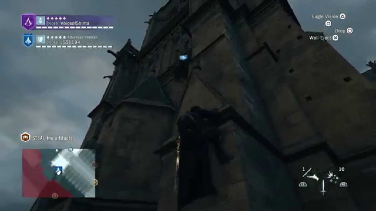 Assassin's Creed Unity Glitches in Co-op - YouTube