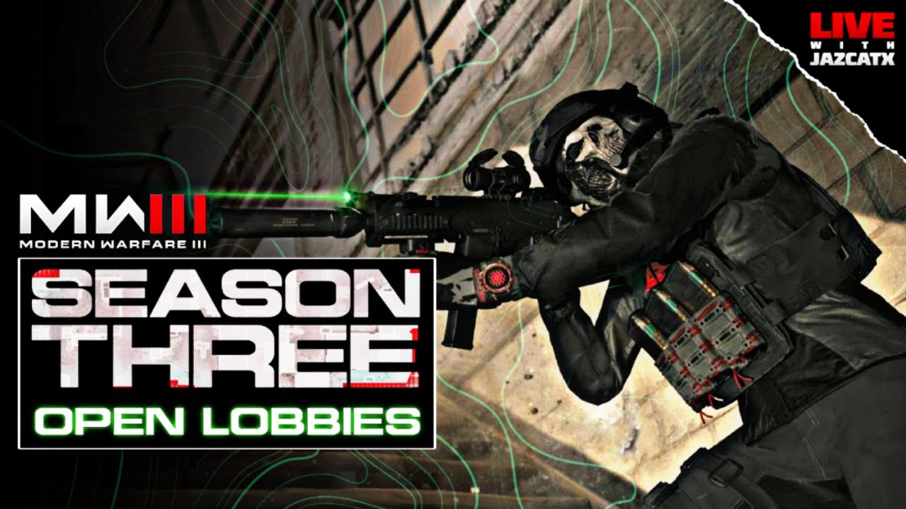 MW3 Season 3 LIVE! Open Lobbies JazCatX Modern Warfare III Multiplayer ...