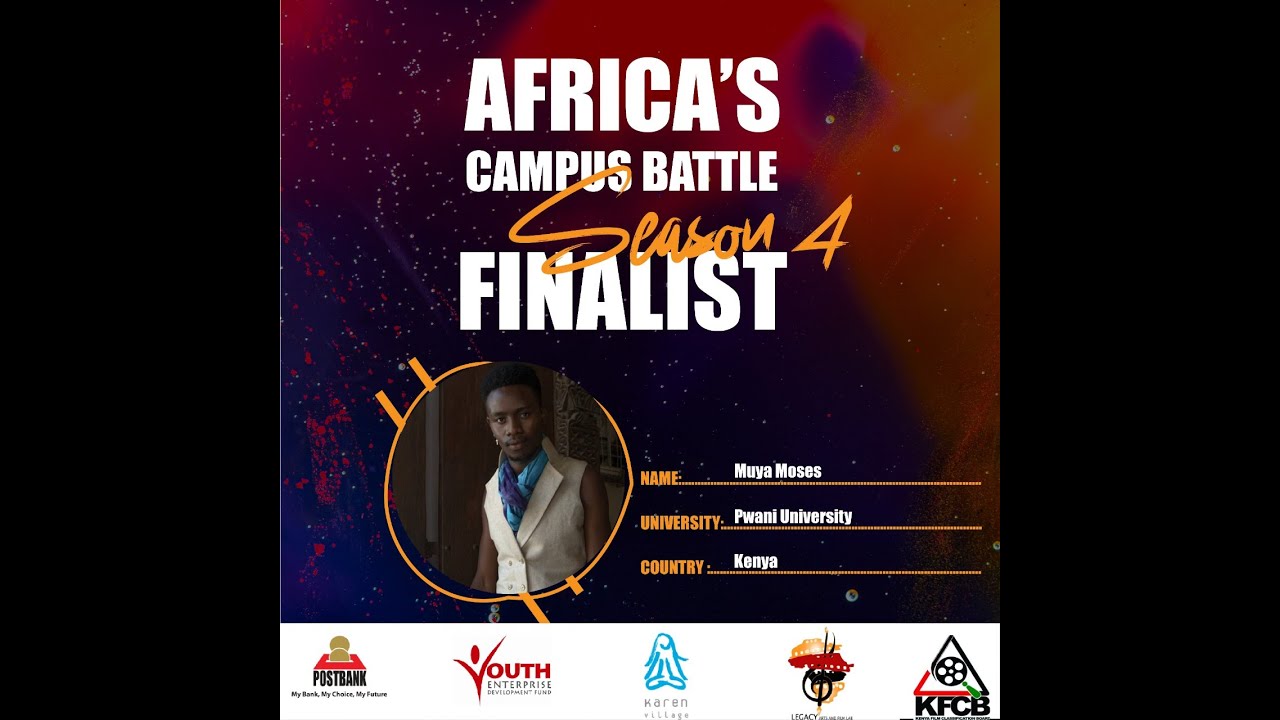 ACB SEASON 4 FINALIST- MOSES MUYA, Pwani University(Kenya) - YouTube