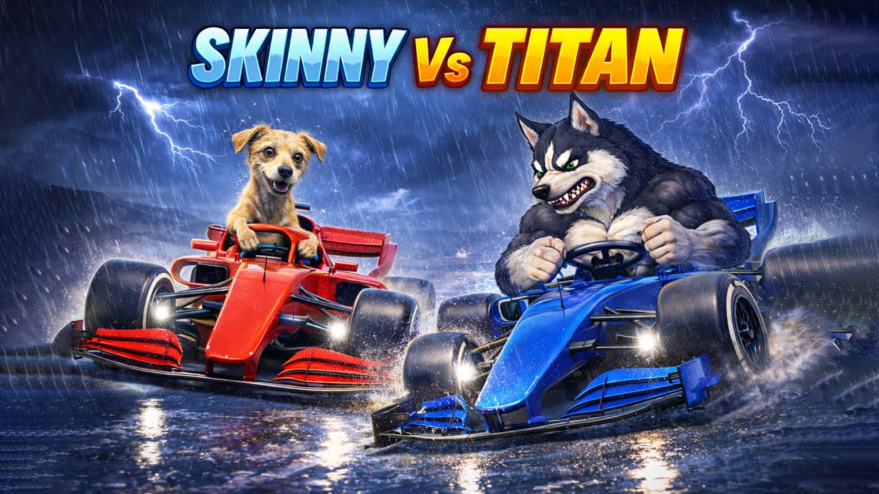 F1 Night Race in a Violent Storm | Racing Through Darkness and Rain ...