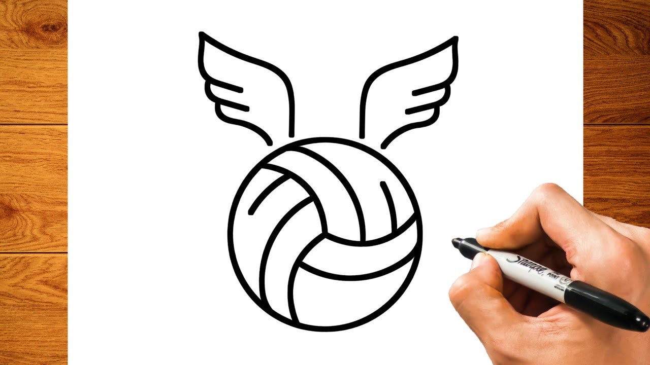 Draawing Volleyball