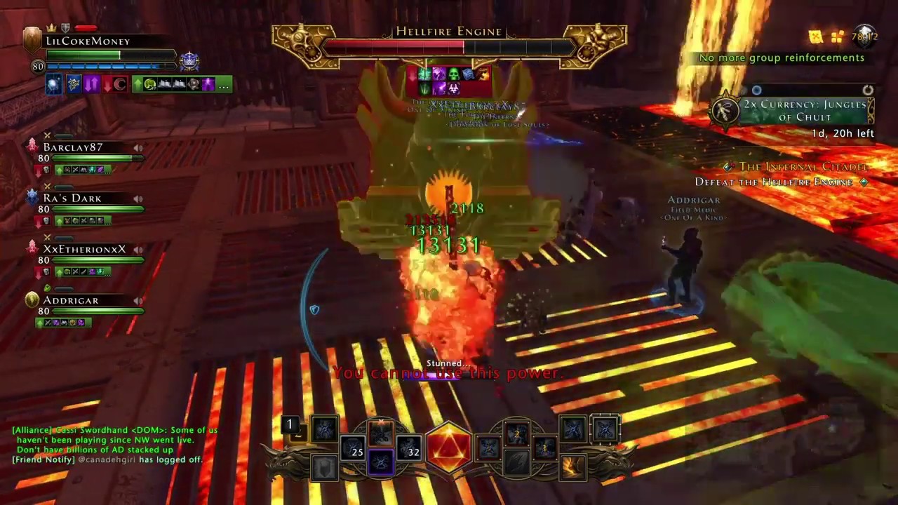 Neverwinter - Infernal Citadel Final boss Guide for tank (MOD 18) PS4 ...