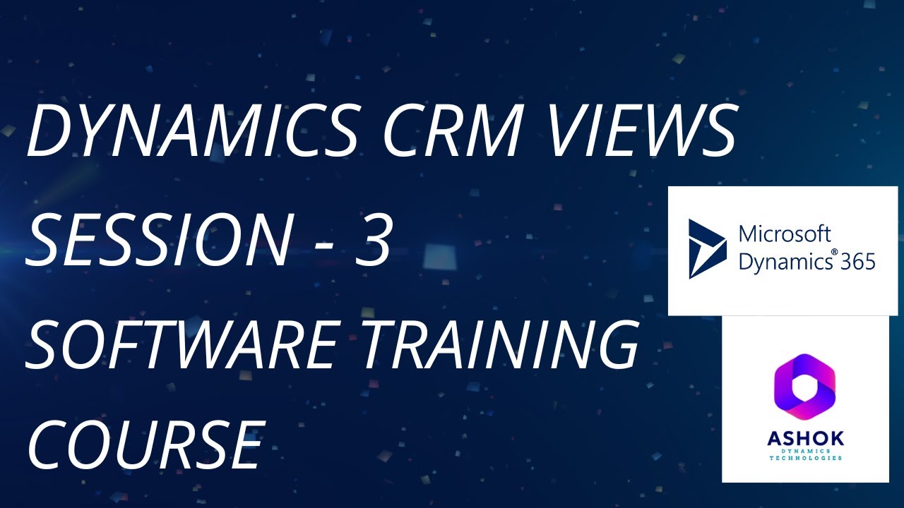 Microsoft Dynamics CRM, Views #software #jobsarch #course - YouTube