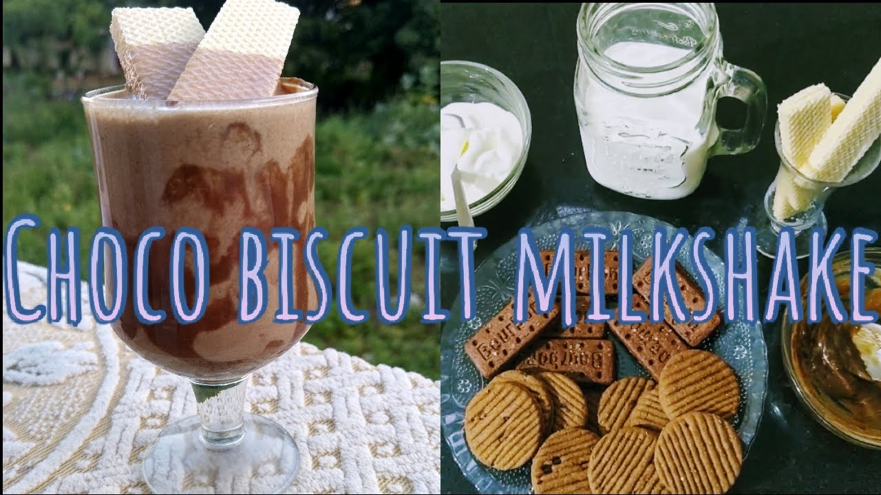 choco Biscuit Milkshake/10 mins easy dessert recipe/christmas recipies ...