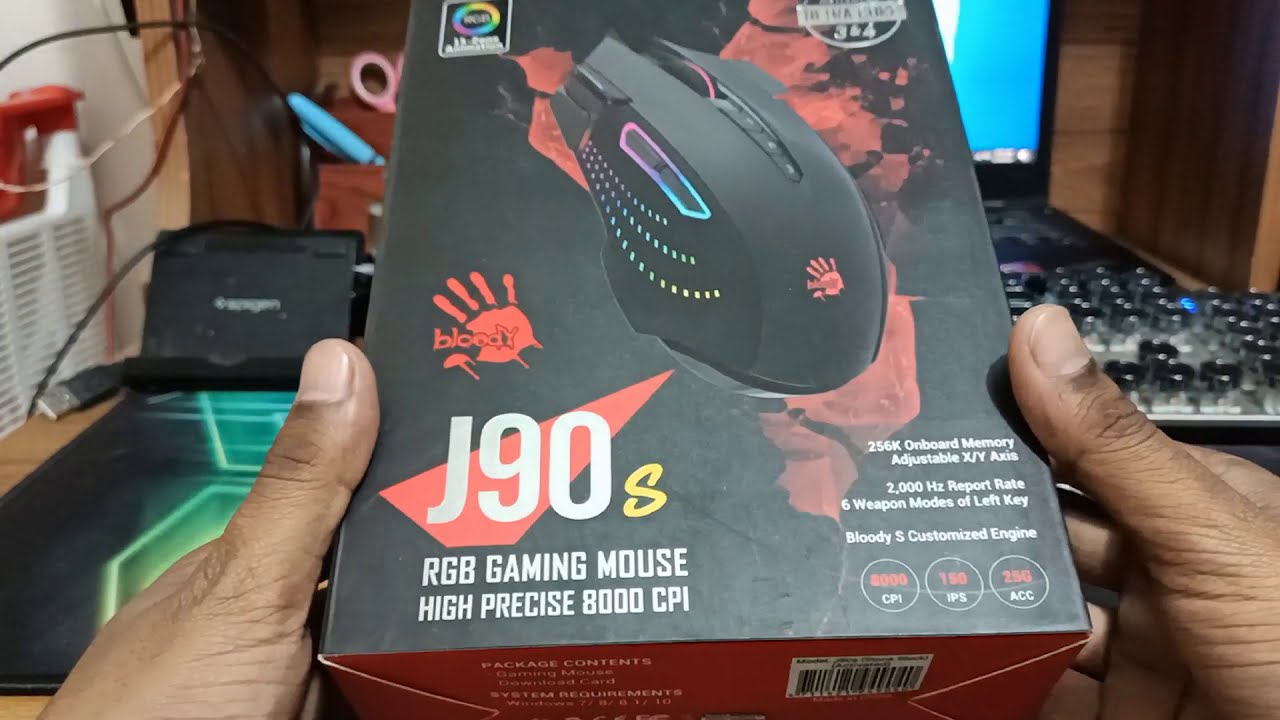 A4TECH bloody J90s-Best Entry level gaming mouse - YouTube
