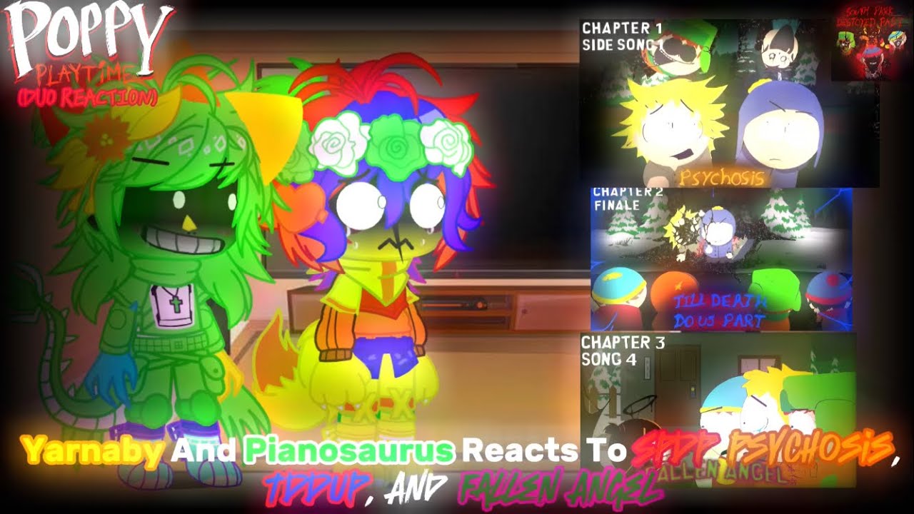 Yarnaby And Pianosaurus Reacts To Psychosis, TDDUP, And Fallen Angel ...