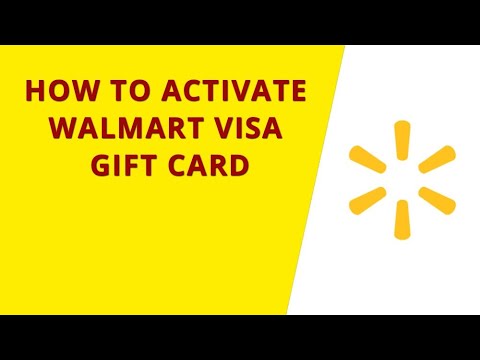 How to activate Walmart Visa Gift card - YouTube