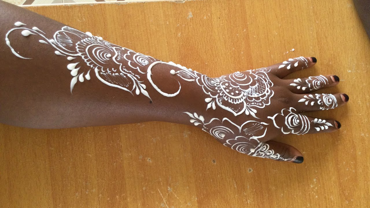 BEGINNERS SIMPLE HENNA DESIGN///KUCHORA PIKO NA HINA KWA WANAOJIFUNZA ...