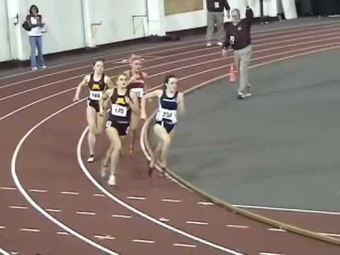 Heather Dorniden inspiring 600 meter race - YouTube