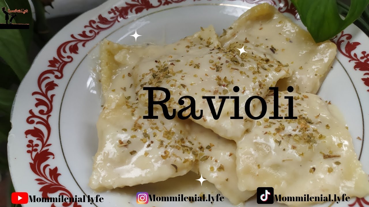 Homemade Pasta (Ravioli) From Scratch Without Machine || Italian Recipe ...