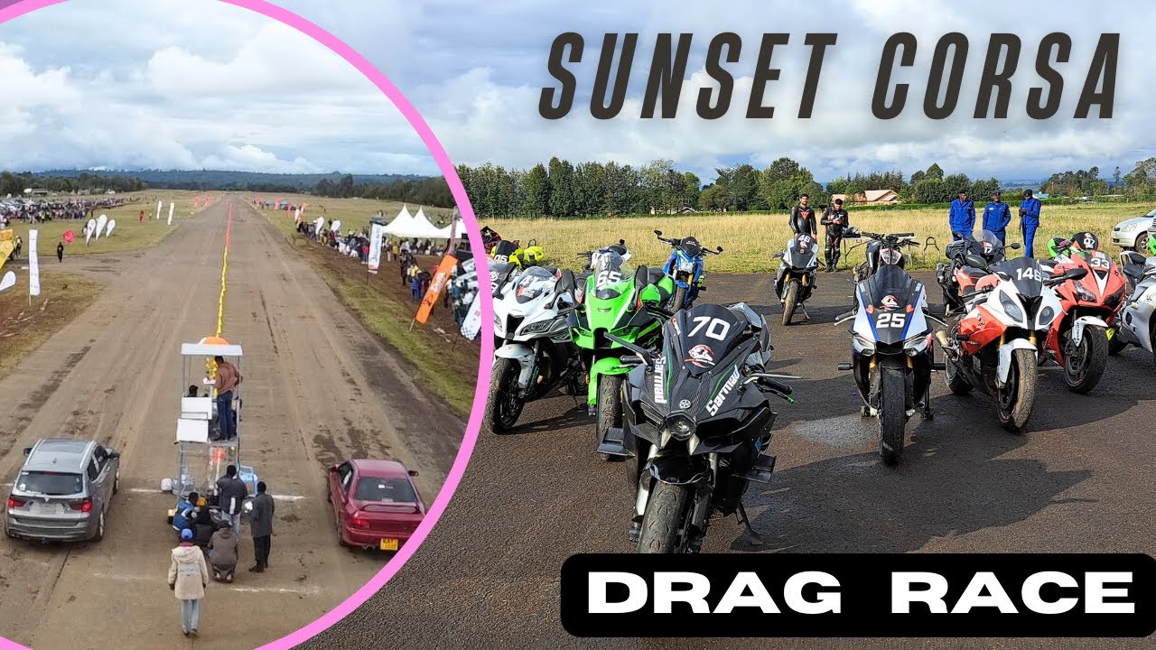 SUNSET CORSA || DRAG RACE || DAY TWO || NYAHURURU AIRSTRIP. - YouTube