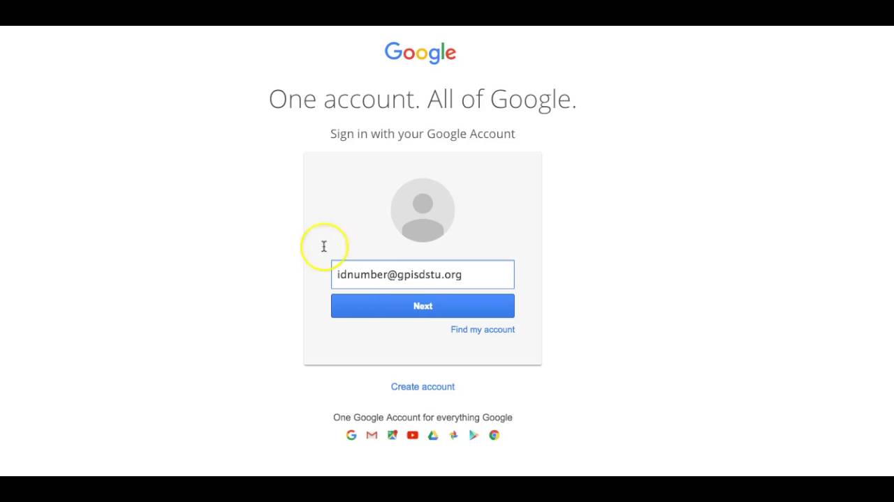 Student Google Account - YouTube