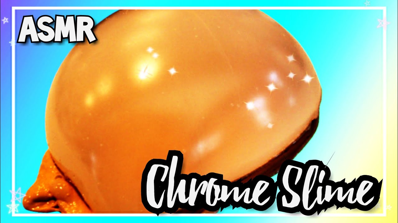 Oddly Satisfying Slime | Chrome Slime ASMR - YouTube