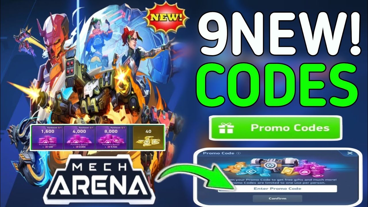 💥 NEW 💥 MECH ARENA PROMO CODES 2025 - MECH ARENA CODES JANUARY 2025 ...