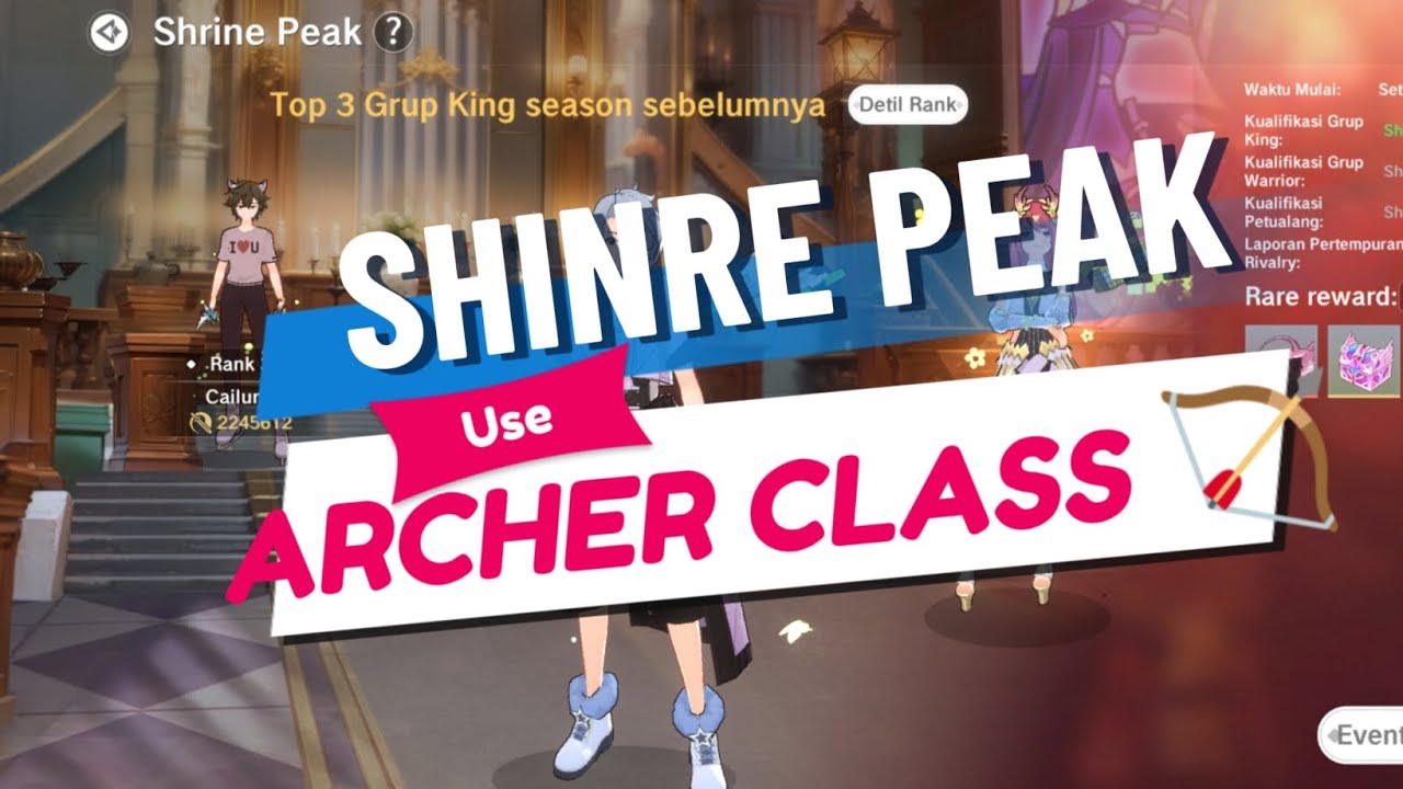 SHINRE PEAK /ARCHER/PRIEST ⚔️ - THE LEGEND OF NEVERLAND - YouTube