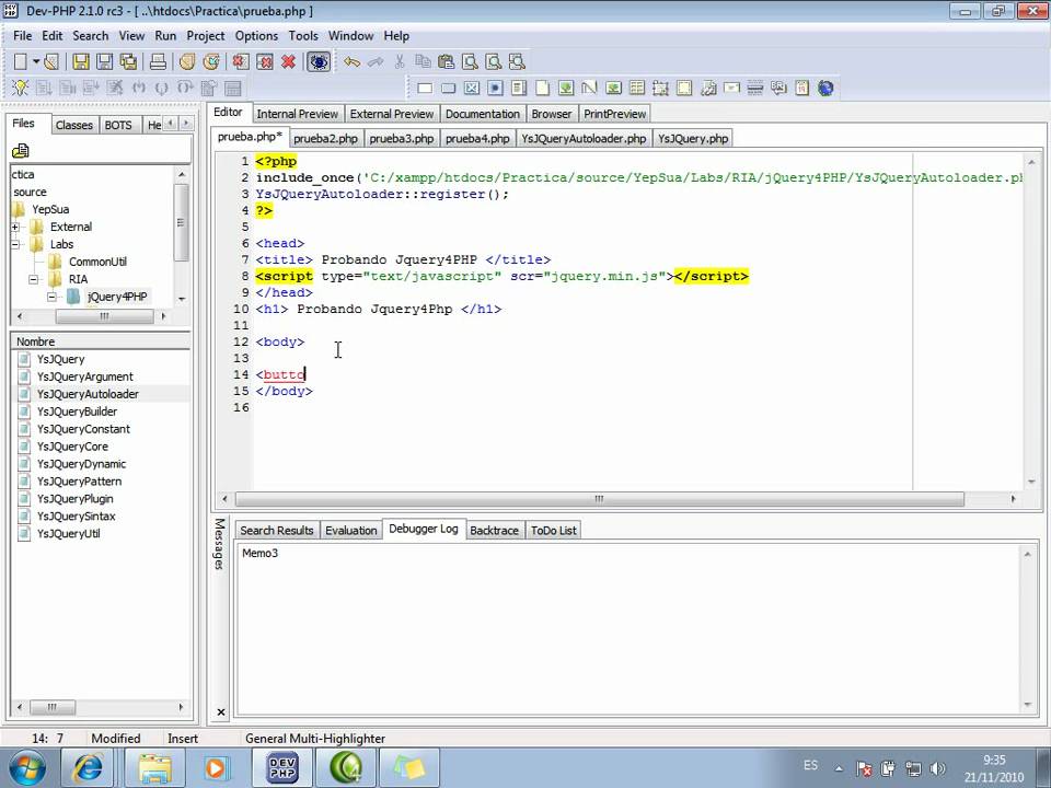 Animaciones con JQuery y PHP (Parte 1/2) - YouTube