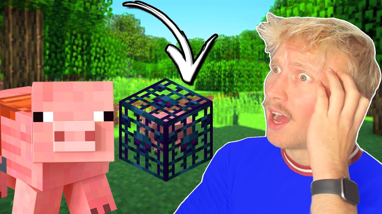 Löysin *OIKEAN* possu SPAWNERIN?! 🐷 | Minen LUONNONIHMEET 🌳 | Minecraft ...