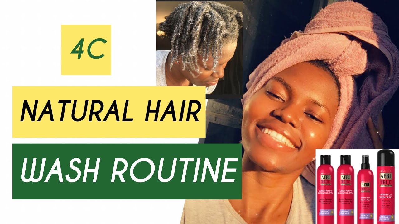 4C NATURAL HAIR WASH DAY ROUTINE STEP BY STEP || SWAZI YOUTUBER - YouTube