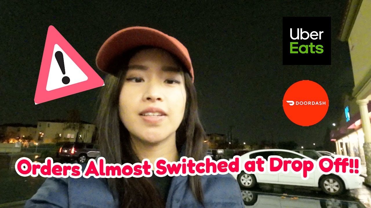 I almost delivered the WRONG order! Uber Eats Ride Along Door Dash Night Shift Shop and Pay ...
