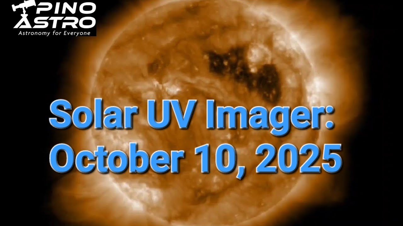 Sun in UV: Oct 10, 2025 #PinoAstro - Solar Ultraviolet Imager Captures ...