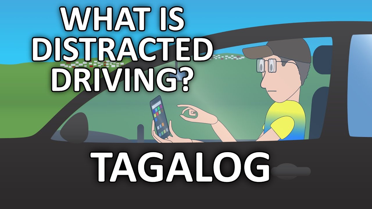 Can I drive while on cell phone? What is Distracted Driving? (TAGALOG ...
