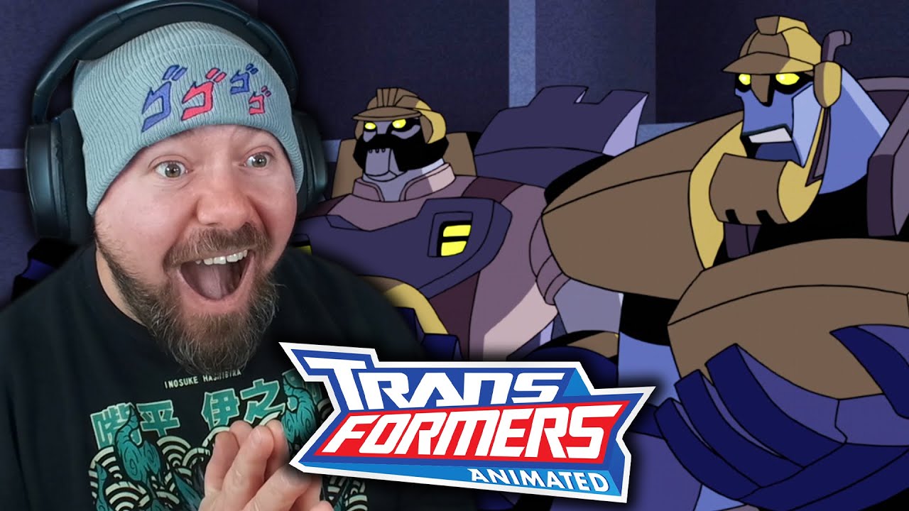 MIXMASTER & SCRAPPER!!! FIRST TIME WATCHING - Transformers Animated ...