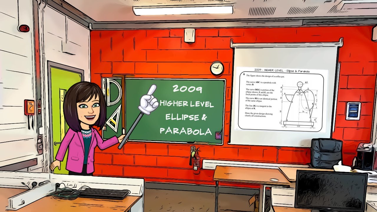 2009 Higher Level Tech. Graphics Ellipse and Parabola - YouTube